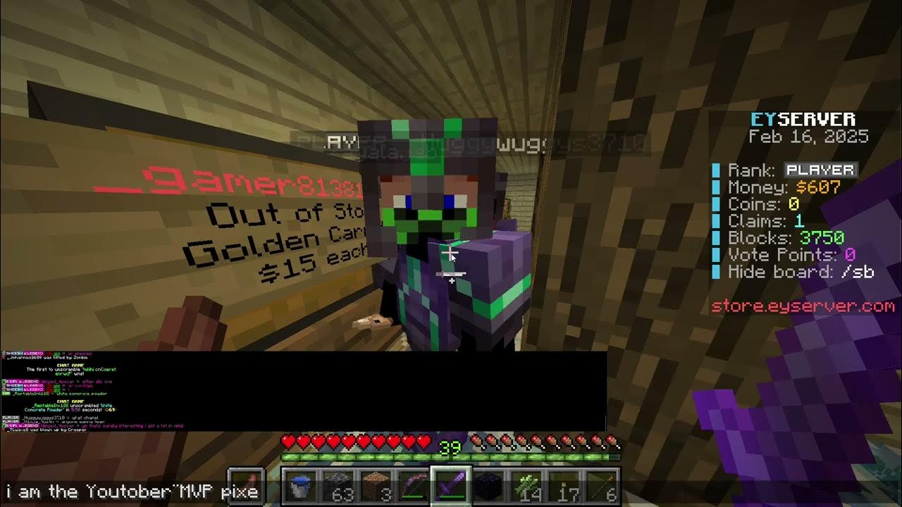 I wont stop playing EYserver in Minecraft - YouTube
