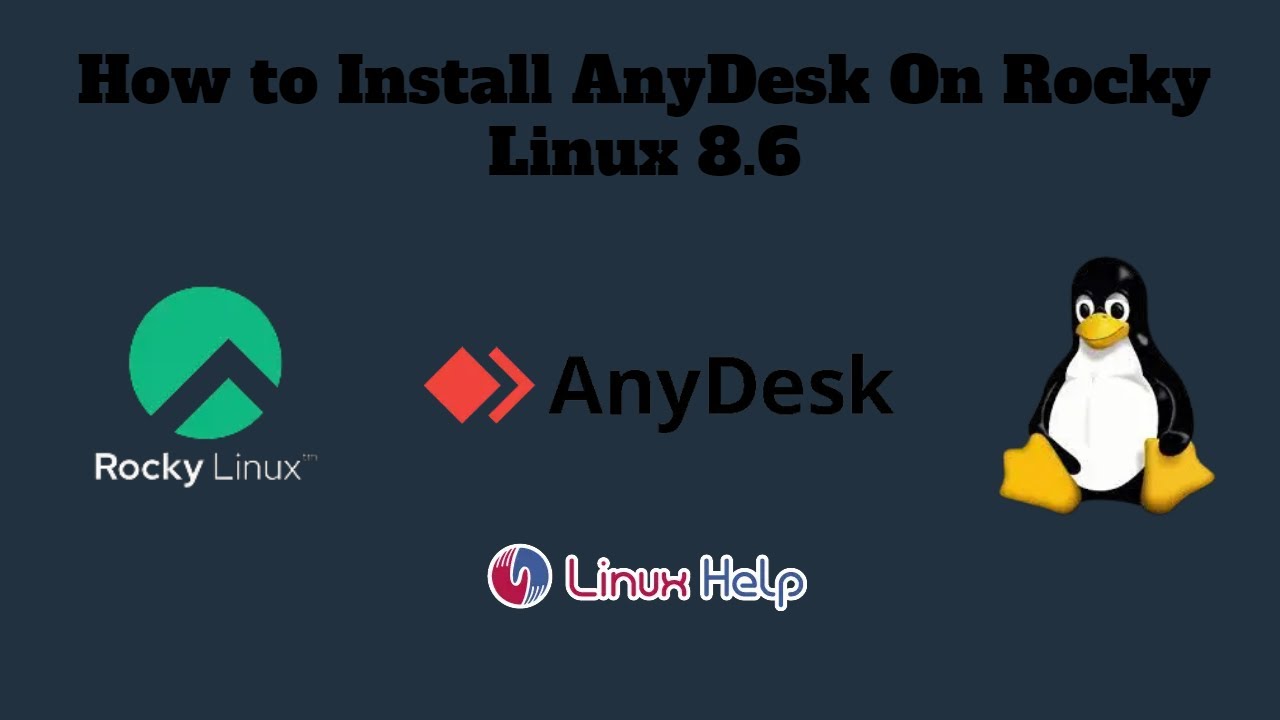 How to Install AnyDesk On Rocky Linux 8.6 - YouTube