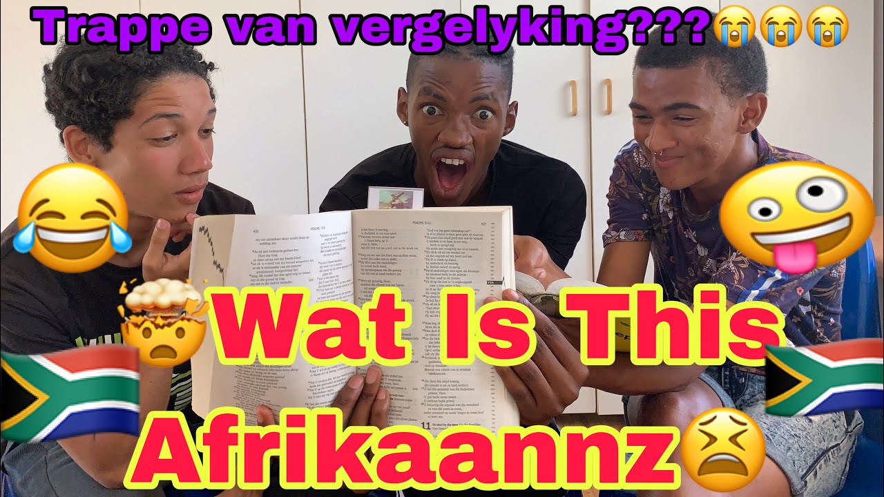 🔥AFRICAN BOY LEARNS AFRIKAANS😂 || SOUTH AFRICAN YOUTUBER - YouTube