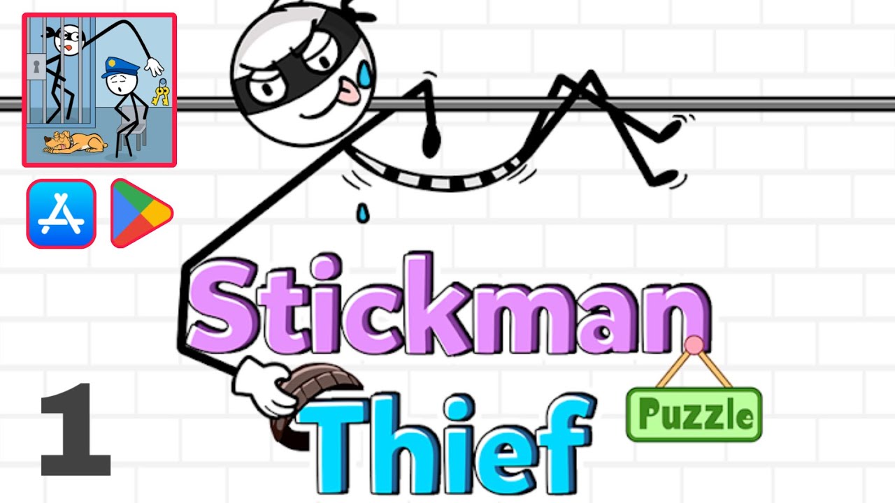 Stickman Thief Puzzle | Gameplay on IOS / ANDROID #1 - YouTube