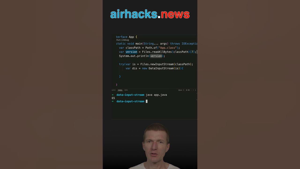 A Case For The Datainputstream Java Shorts Coding Airhacks Youtube