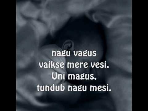 Unelaul. Uni, uni uue kuue annab..