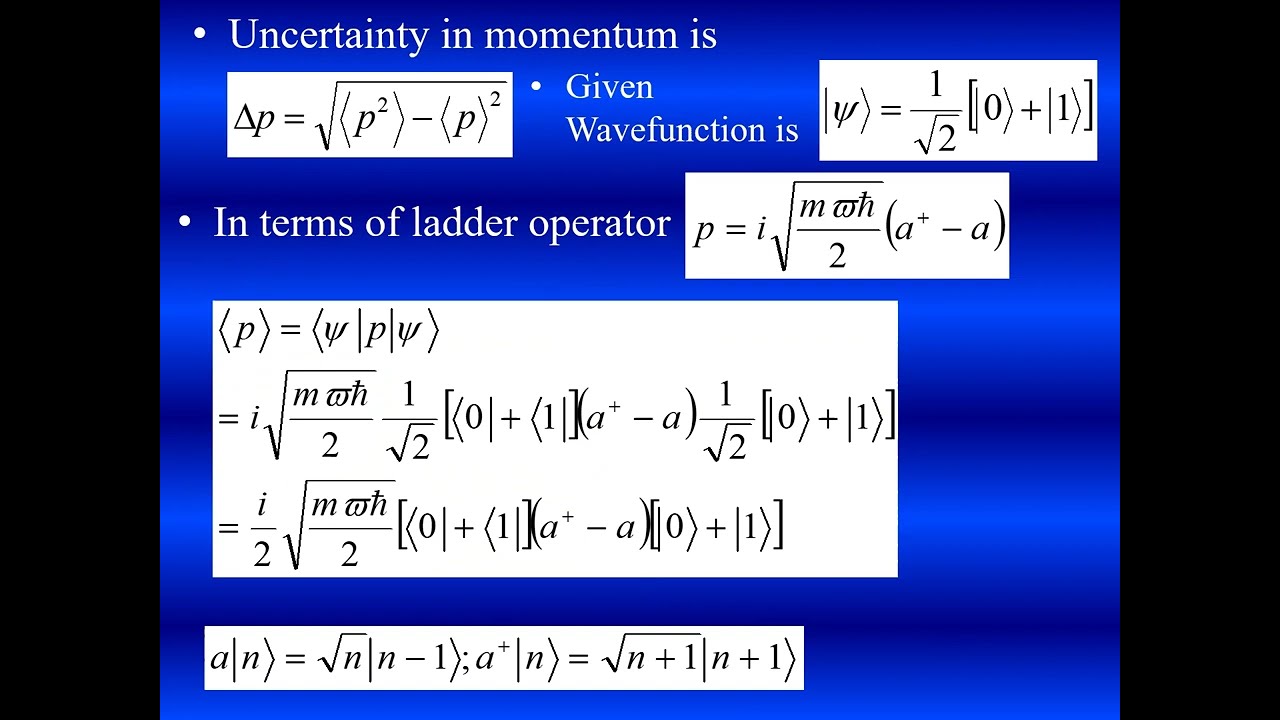Uncertainty in momentum - YouTube