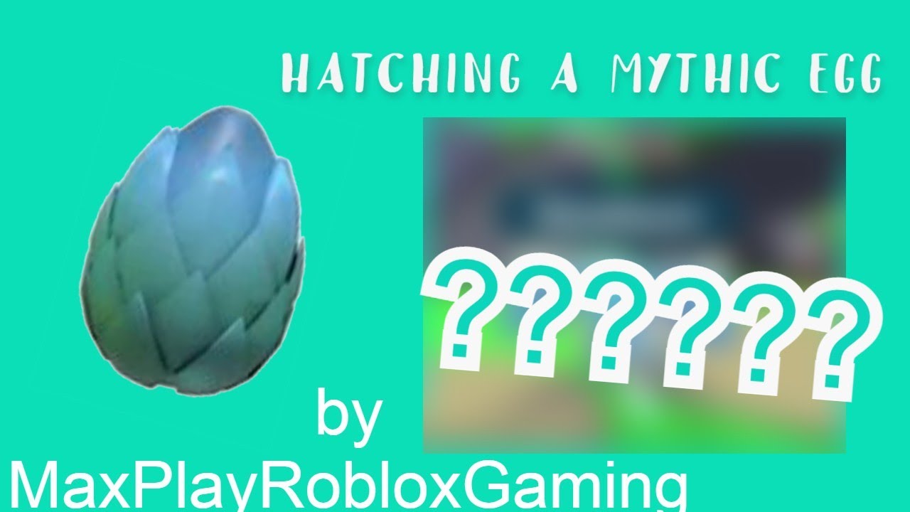 Hatching A Mythic Egg In Adopt Me (Roblox) - YouTube