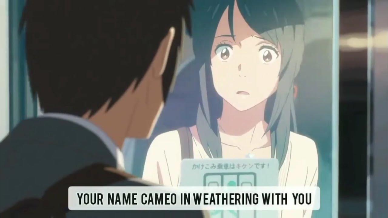 Your Name characters cameo in Weathering With You || Your Name Movie ...