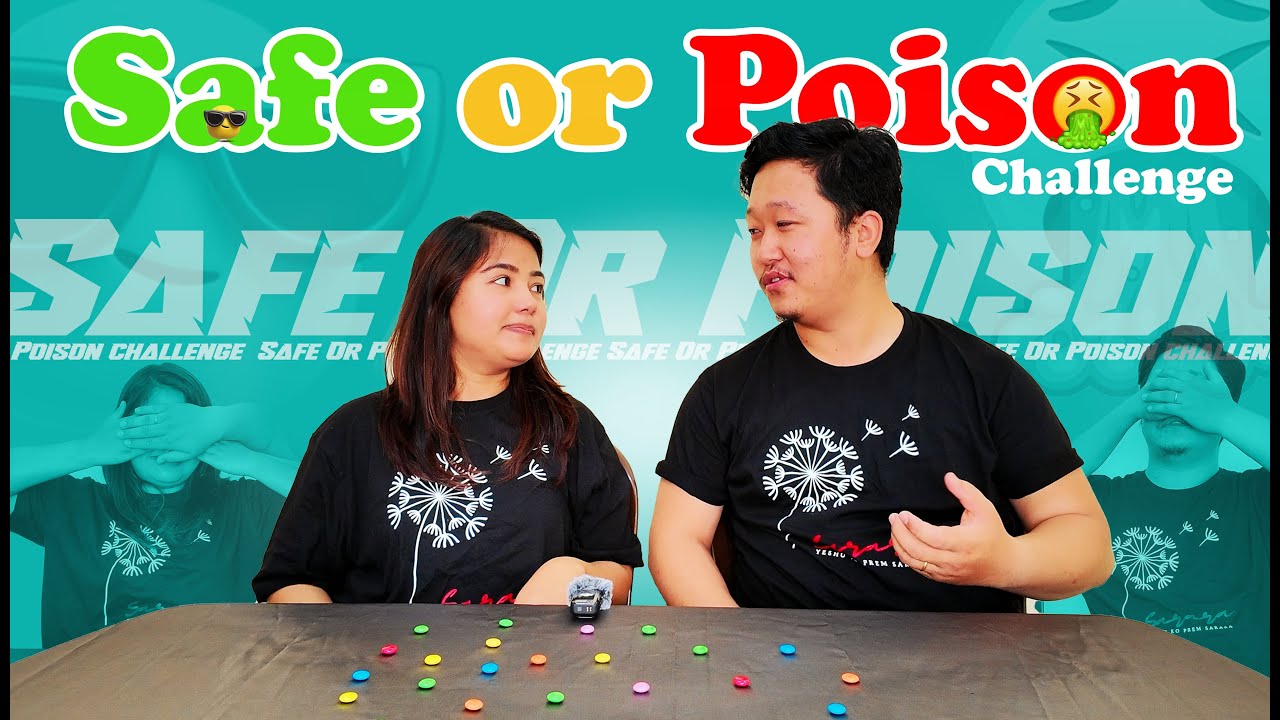 Safe or Poison Challenge I Couple Challenge I Funny Reaction ...