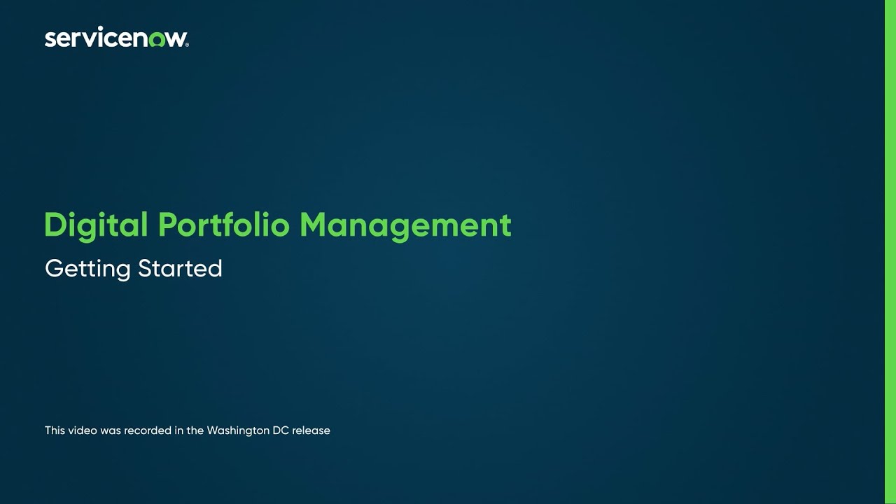 Digital Portfolio Management | Getting started - YouTube
