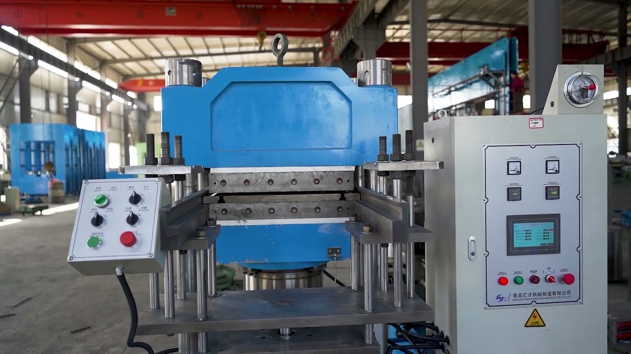 2rt rubber press used for making rubber sealing products - YouTube