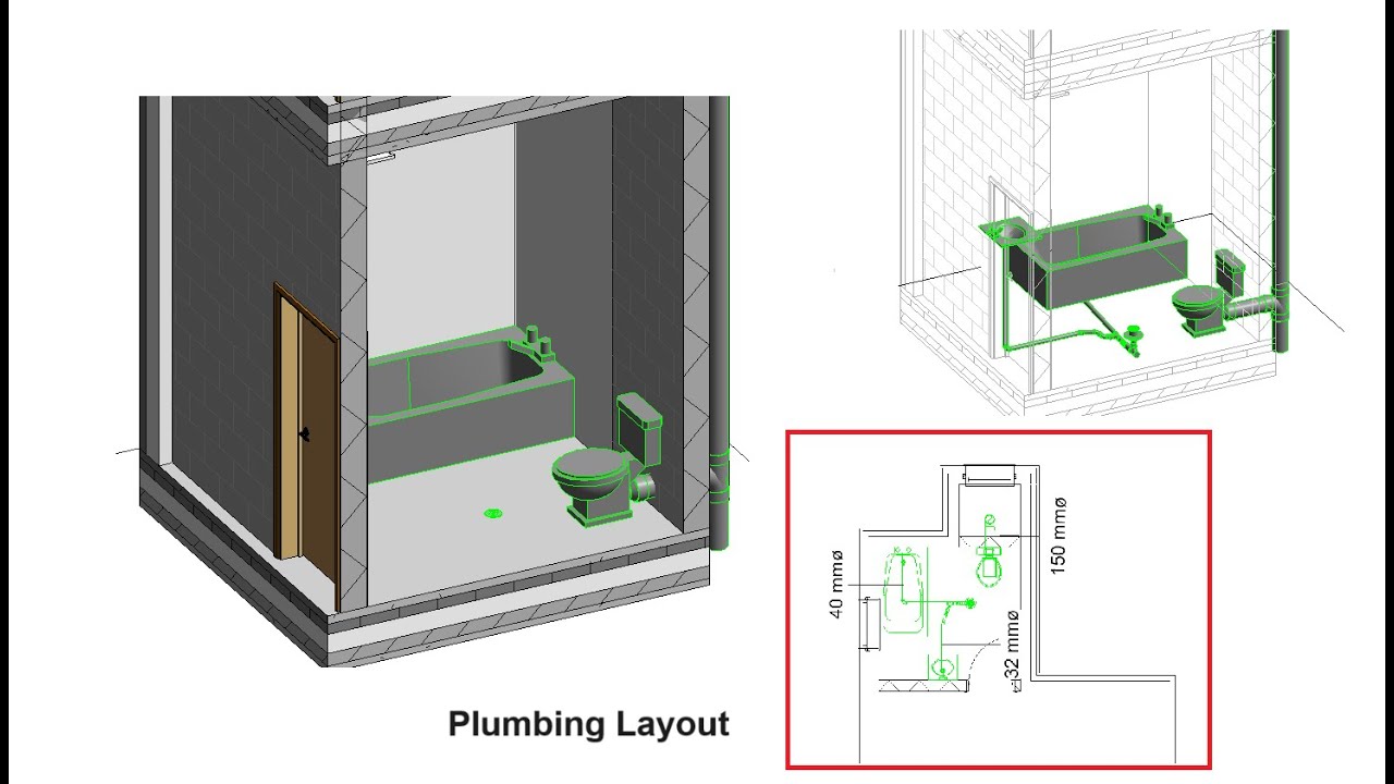 Plumbing Modeling in Revit -MEP - YouTube