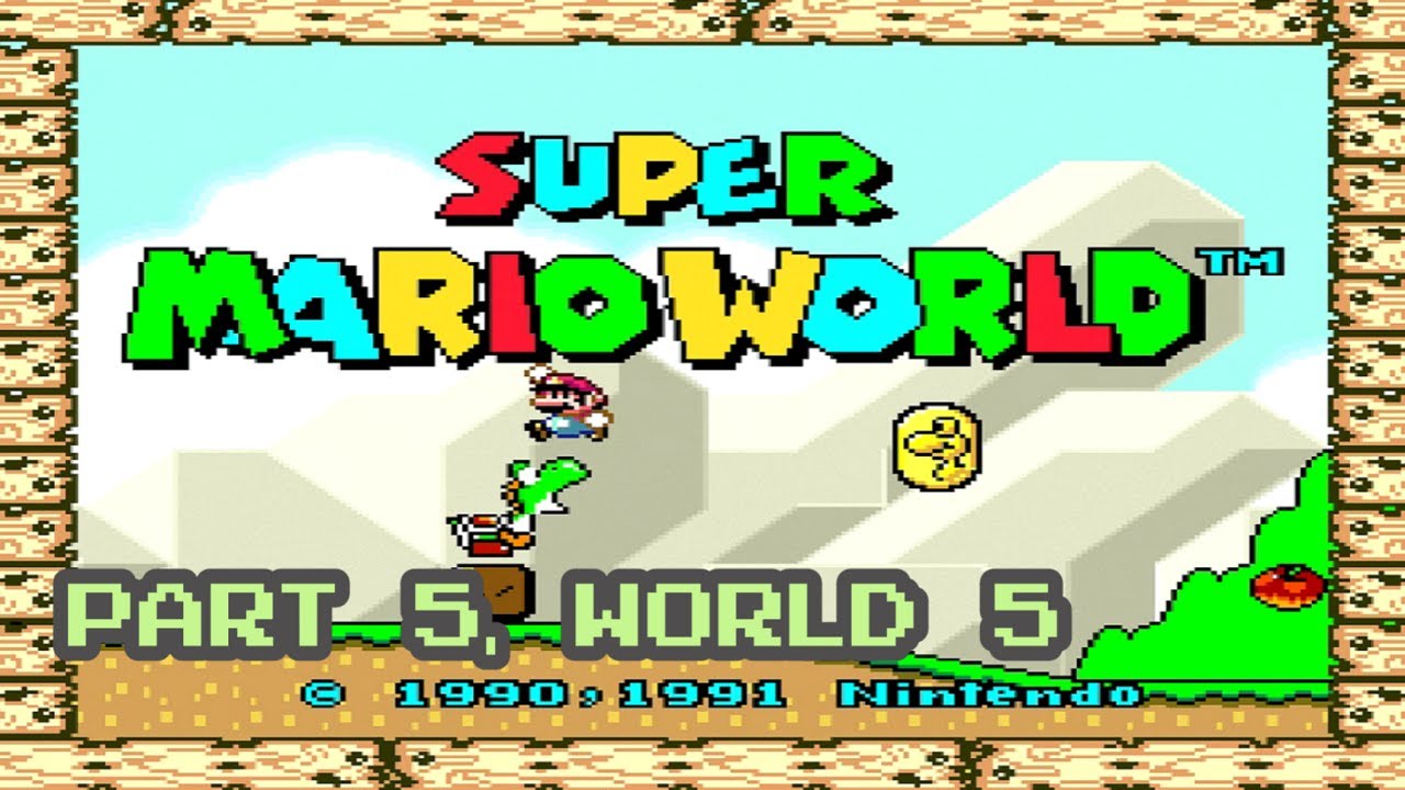 Super Mario World: Playthrough- Part 5, World 5, Forest of illusion ...