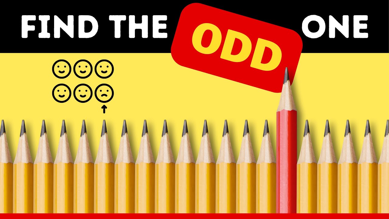 Can You Find the Odd One Out? Fun Puzzle Challenge | Brain Teaser Game ...