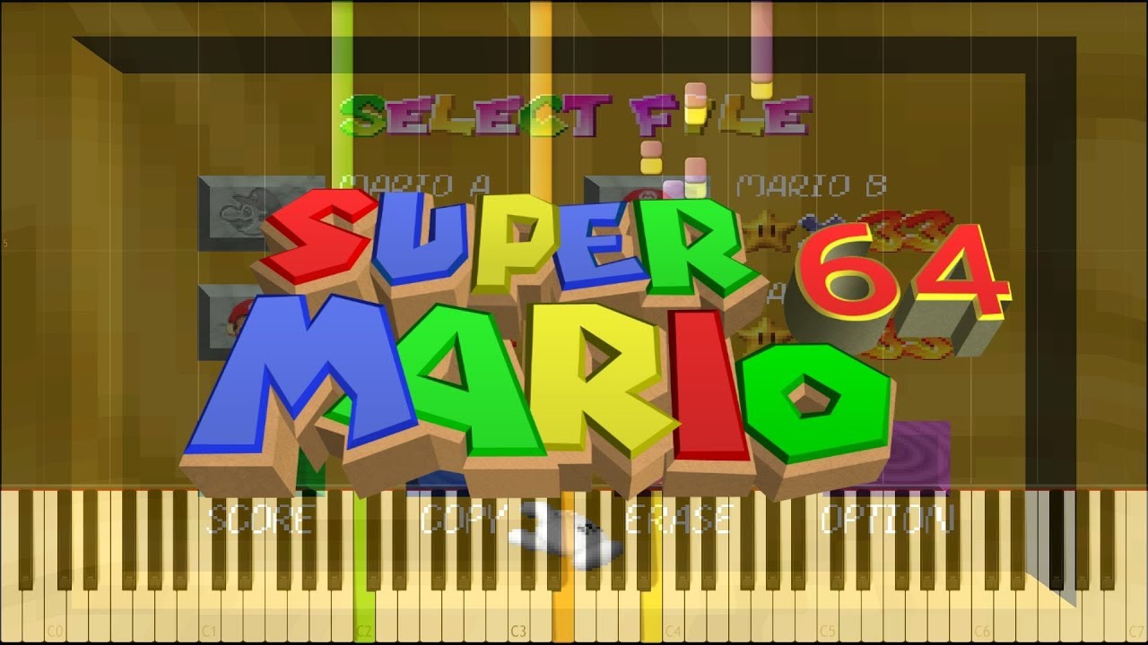Super Mario 64 - File Select - Perfect MIDI - YouTube