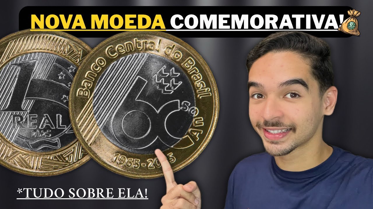 APRENDA TUDO SOBRE A NOVA MOEDA COMEMORATIVA DO REAL - 60 ANOS DO BANCO ...