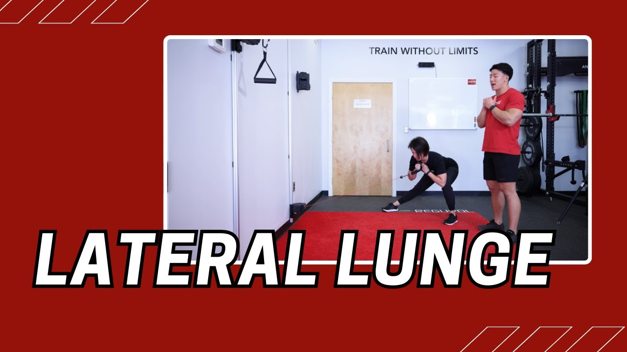 Lateral Lunge | Cable Machine Exercise - YouTube
