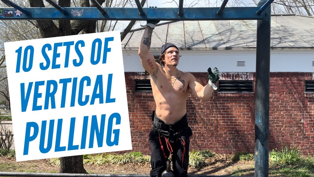 10 SETS OF VERTICAL PULLING | BUILDING MUSCLE WITH ONLY BODYWEIGHT ...