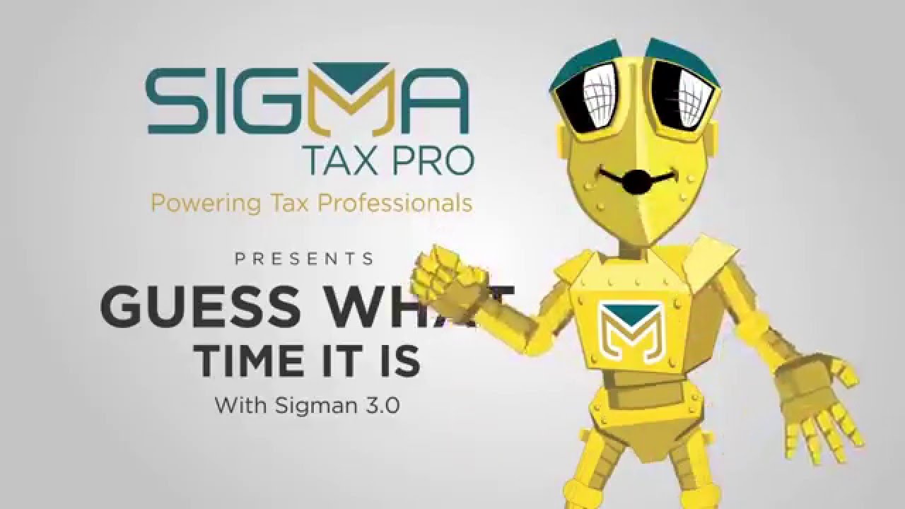 Sigma Tax Pro Holiday - YouTube