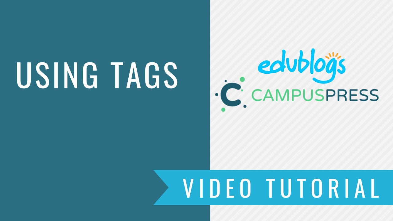 How To Use Tags In WordPress YouTube How To Use Tags In WordPress YouTube