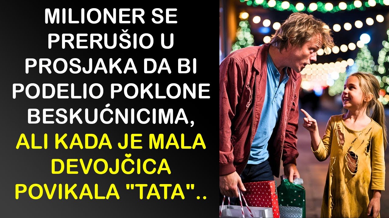 MILIONER SE PRERUŠIO U PROSJAKA DA BI PODELIO POKLONE BESKUĆNICIMA, ALI ...