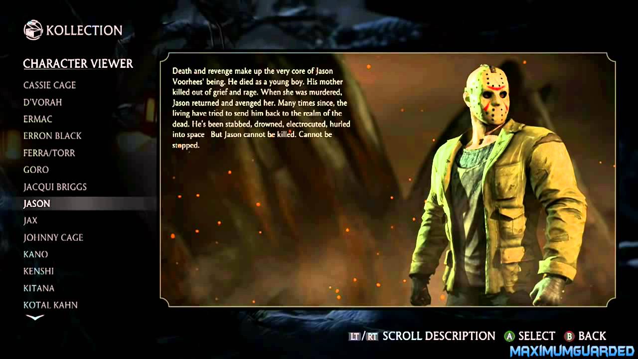 Mortal Kombat X Jason Voorhees + 7 New DLC Costumes MKX - YouTube