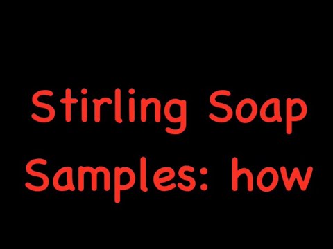 Stirling Soap Samples: how I store and use - YouTube