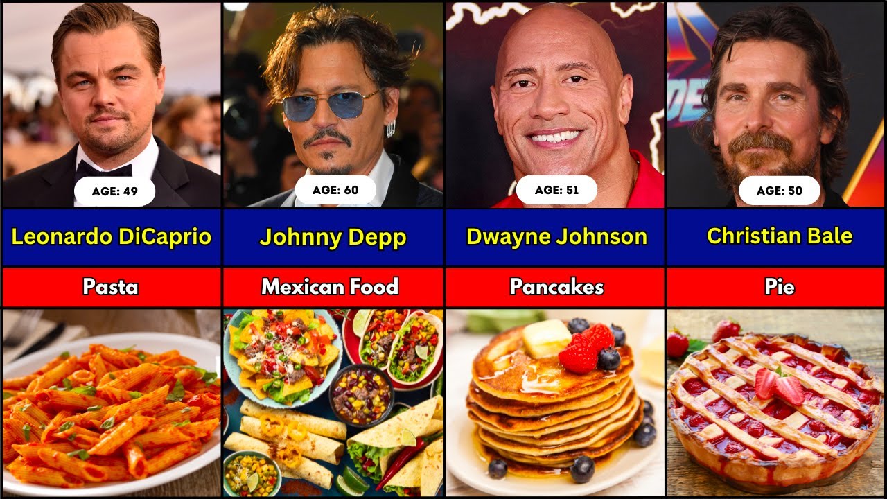 Hollywood Stars Favorite Dishes: What Celebrities Love to Eat - YouTube