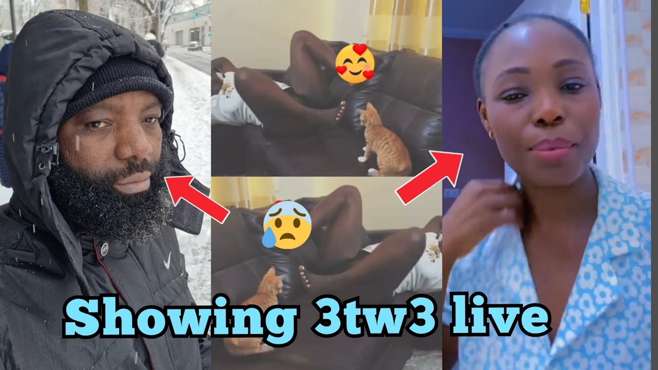 A ghanaian Nurse and a police man show thier 3tw3😳 on tiktok live ...