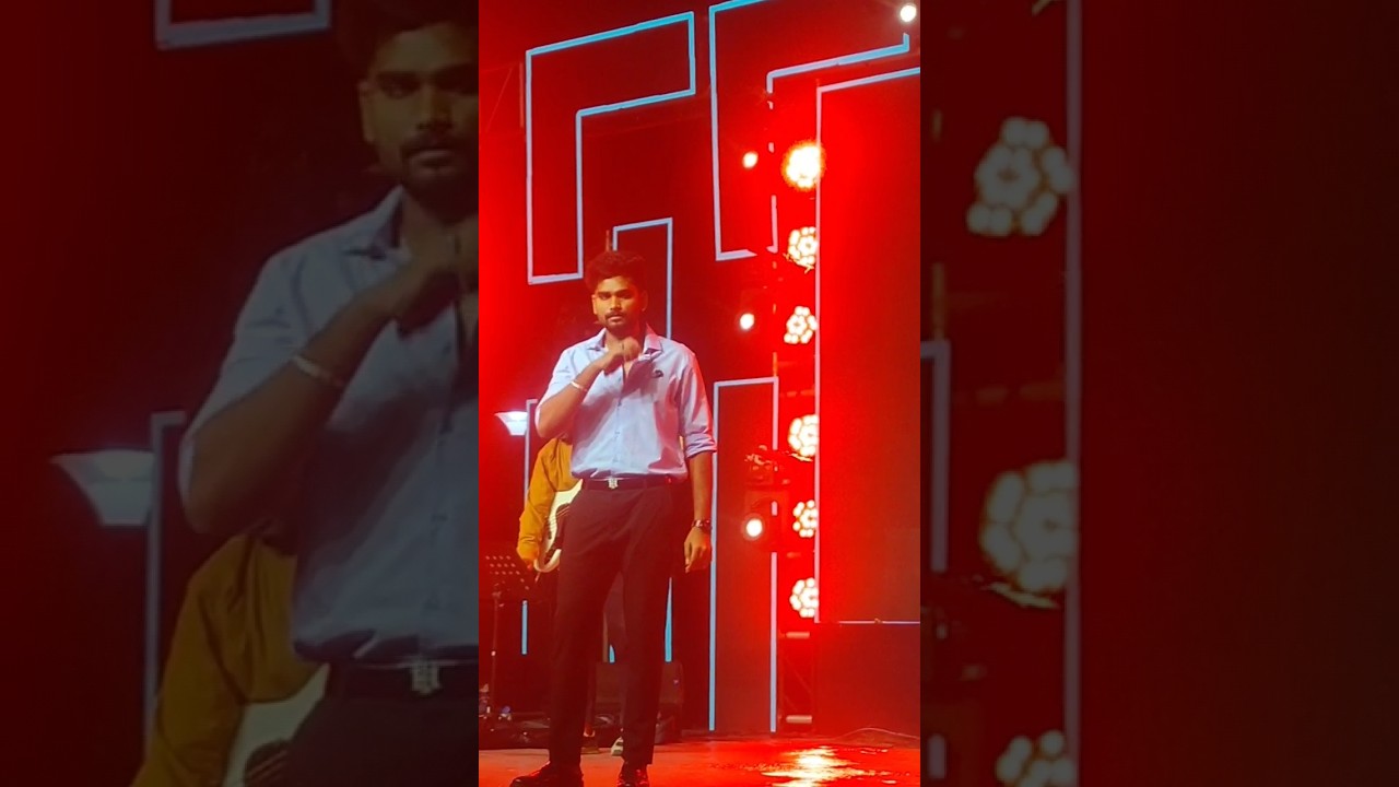 sam vishal super singer sing the song - YouTube