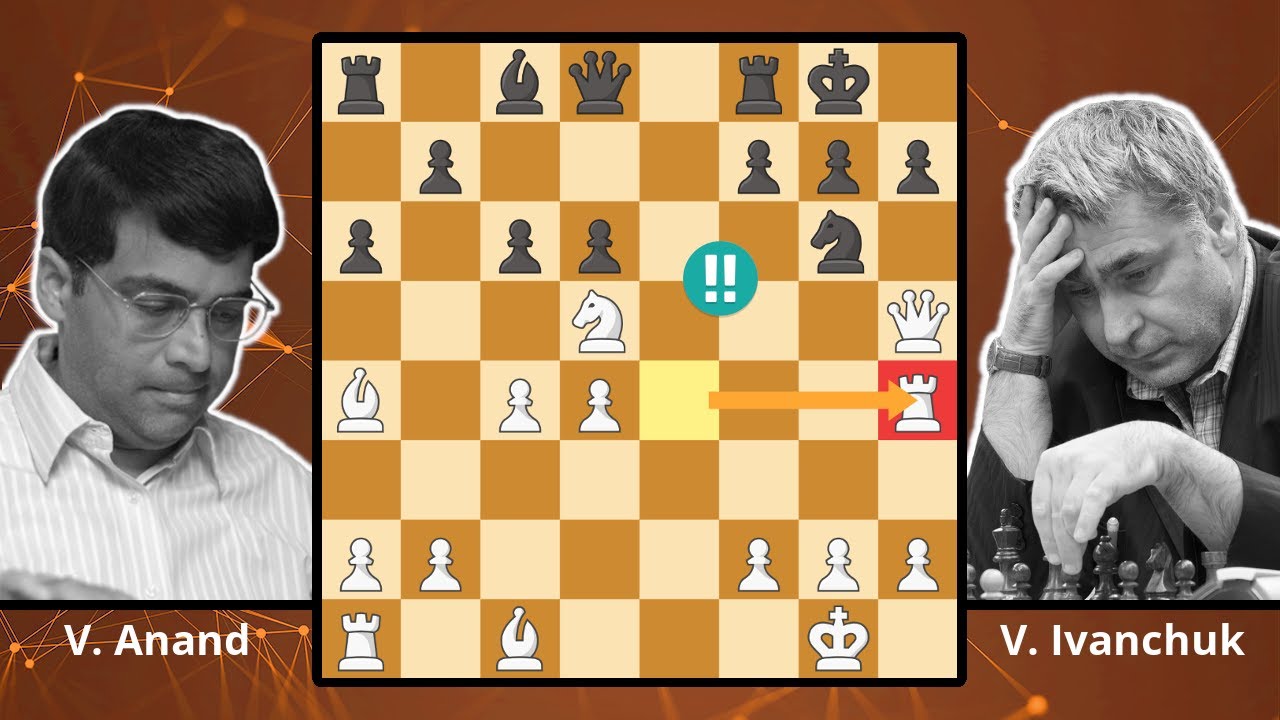 Anand's Incredible Chess Exchange Sac - Anand vs. Ivanchuk, 1996 - YouTube