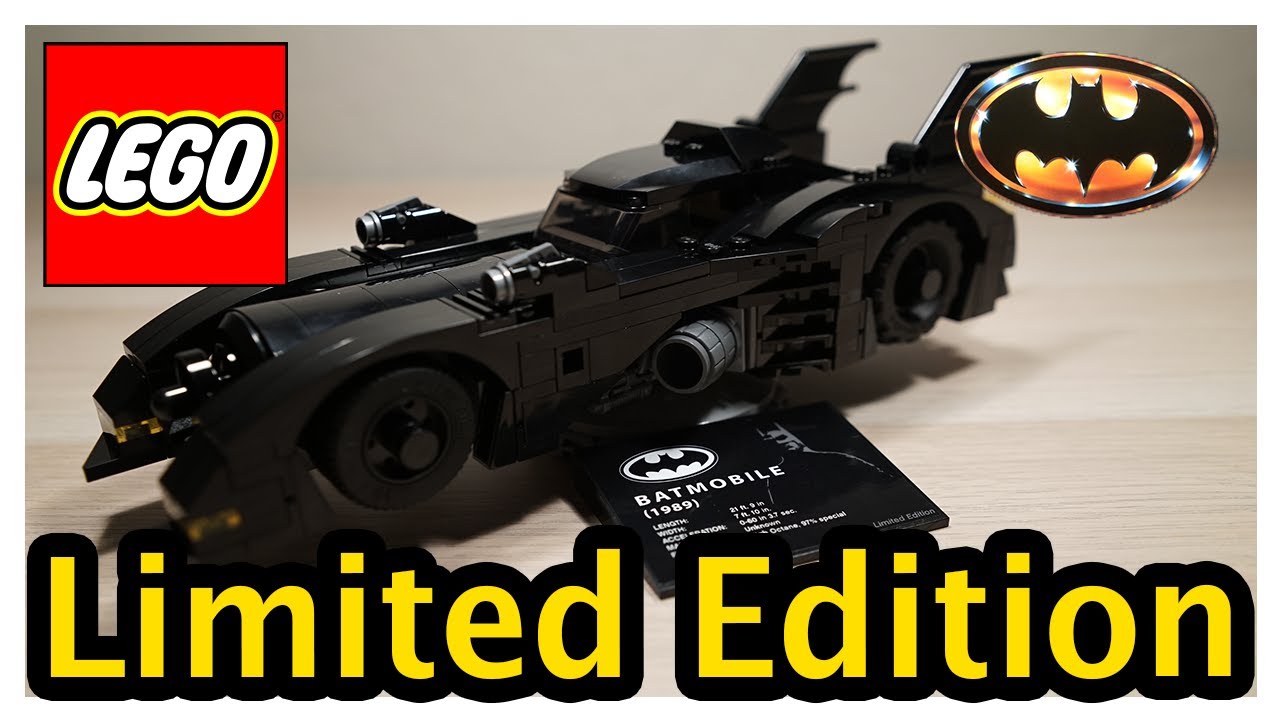 LEGO 1989 Batmobile 40433 Limited Edition!! I 速建乐高限量版蝙蝠车 - YouTube