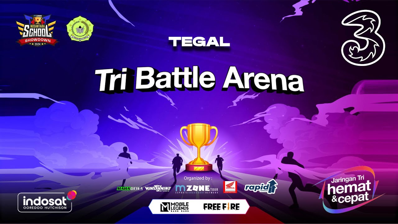 TRI BATTLE ARENA 100 KOTA - SMK NU 01 ADIWERNA REGIONAL TEGAL - YouTube