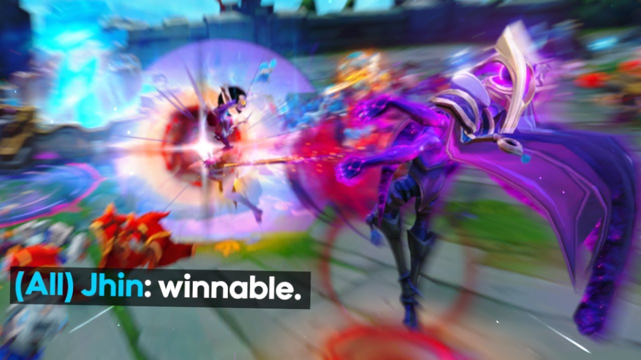 The Most Stressful Jhin Game I've Ever Played.. - YouTube