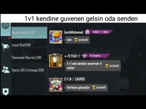 Global Chatteki Yenen yok diyen adamı yenmek .D