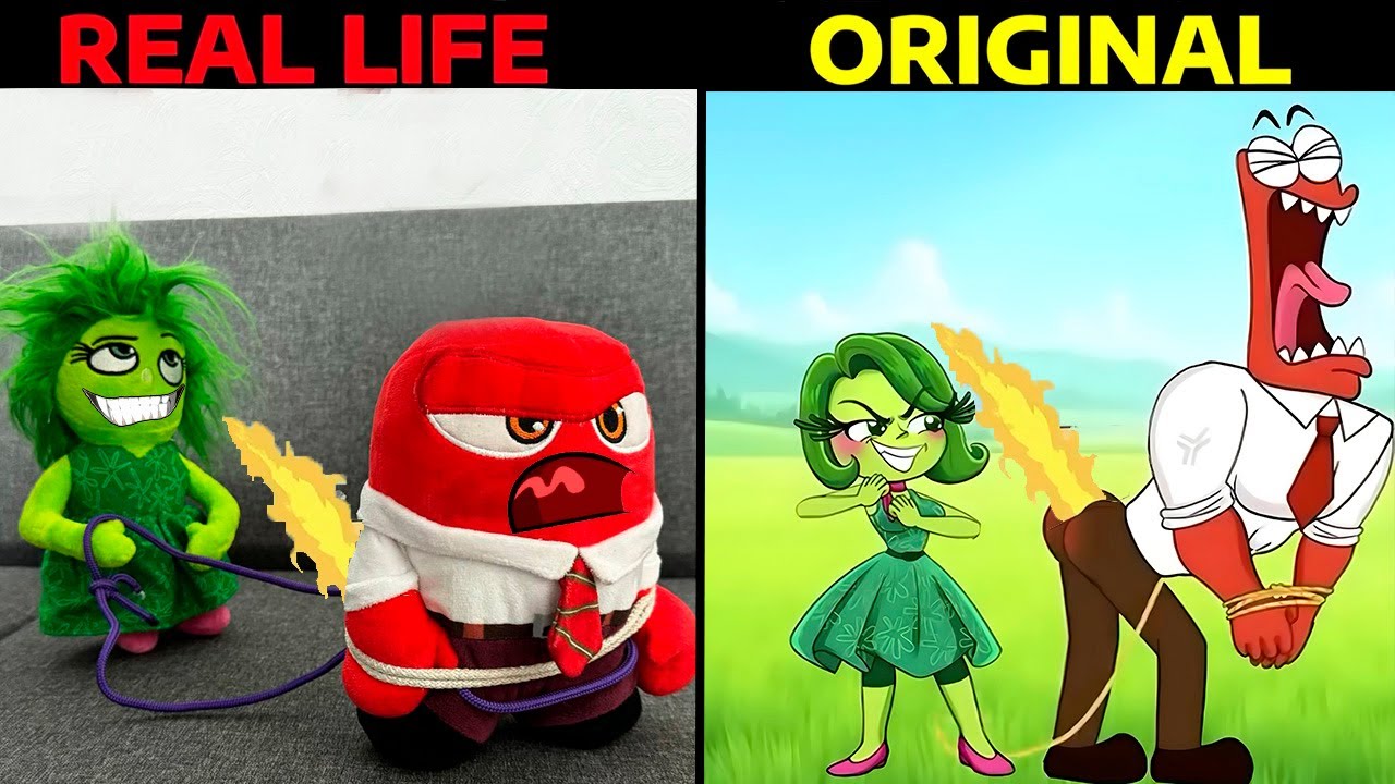 HELP ME! INSIDE OUT - Real Life VS Original! The Best Animation TikToks ...
