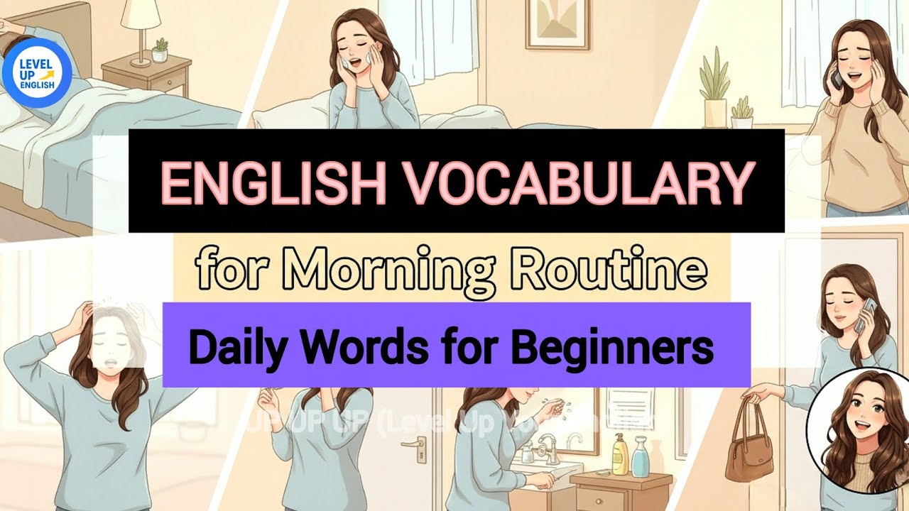 LEARN ENGLISH Through Morning Routine | Useful Vocabulary for Daily ...