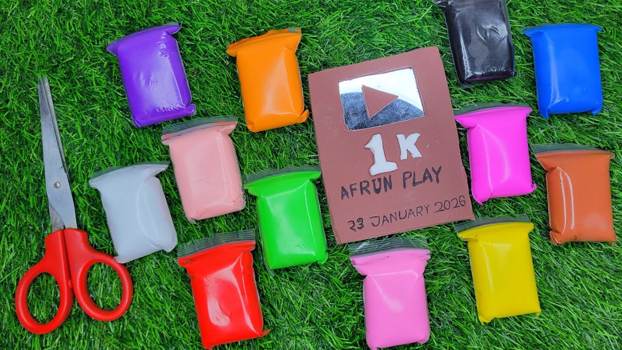 Satisfying Clay Crushing Videos | Afrun Play - YouTube