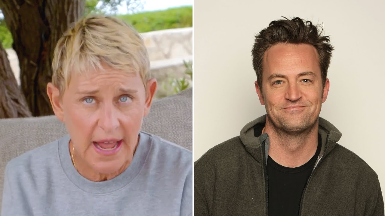 Ellen DeGeneres REACTS to Matthew Perry’s Death After Tragic Drowning ...