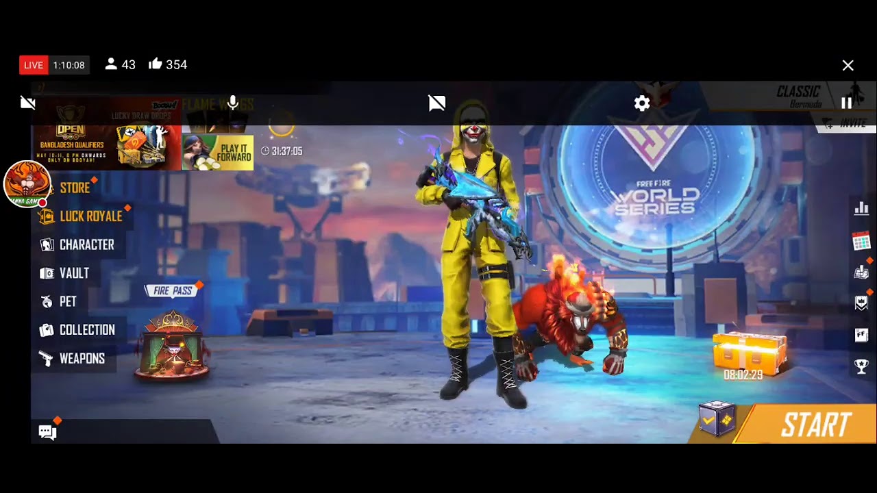 Free Fire Live Team Code Giveway - YouTube