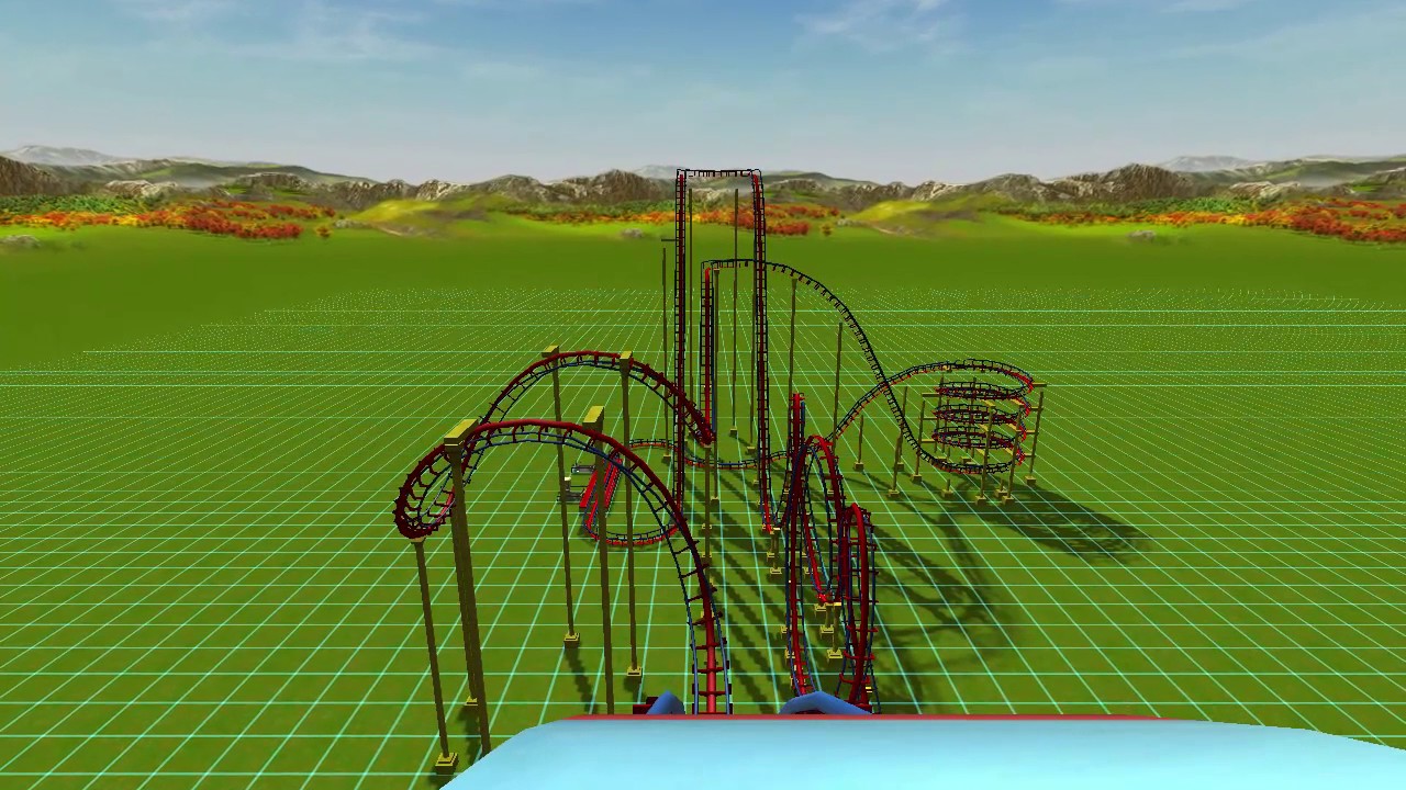 My Roller Coaster Design #1: A Bumpy Ride (RCT3) - YouTube