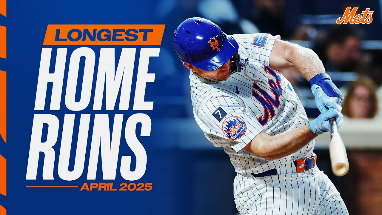 Top 10: Longest Home Runs of March and April 2025 - YouTube