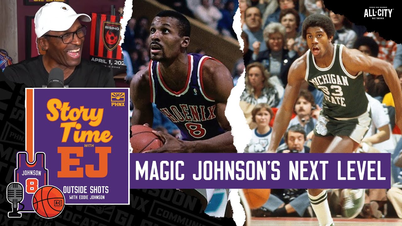 How Eddie Johnson fumbled the bag with Magic Johnson - YouTube
