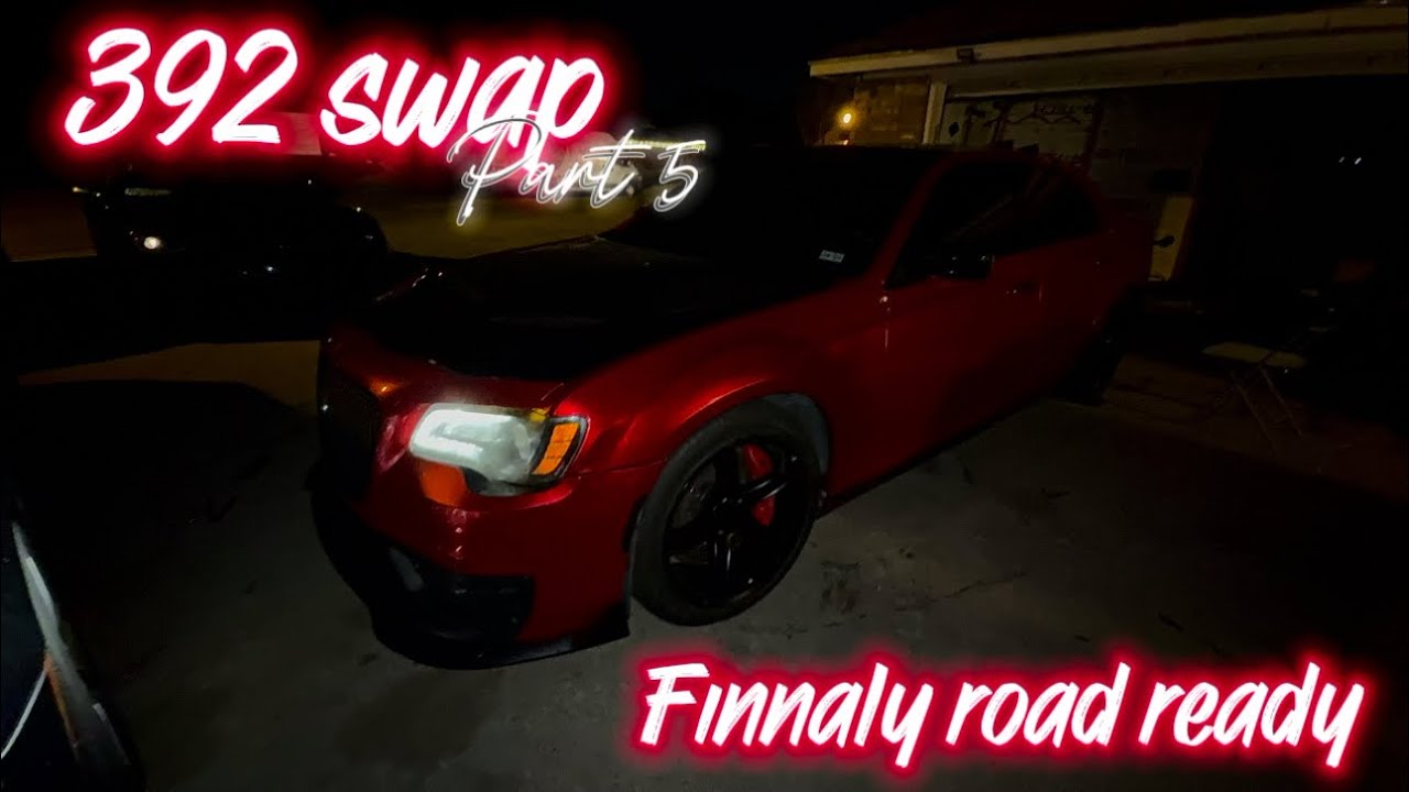 Building a chrysler 300 scat pack swap part 5… finally driving - YouTube