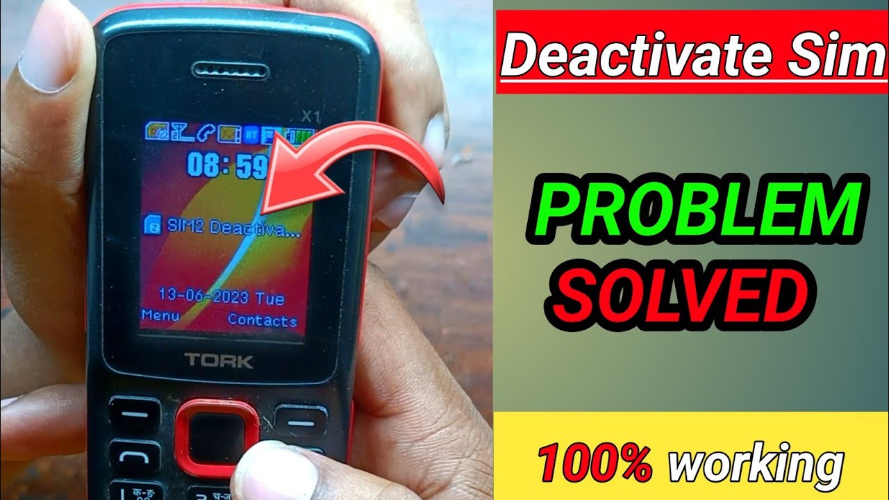 how to fix sim deactivate problem in keypad mobile // sim deactivated ...