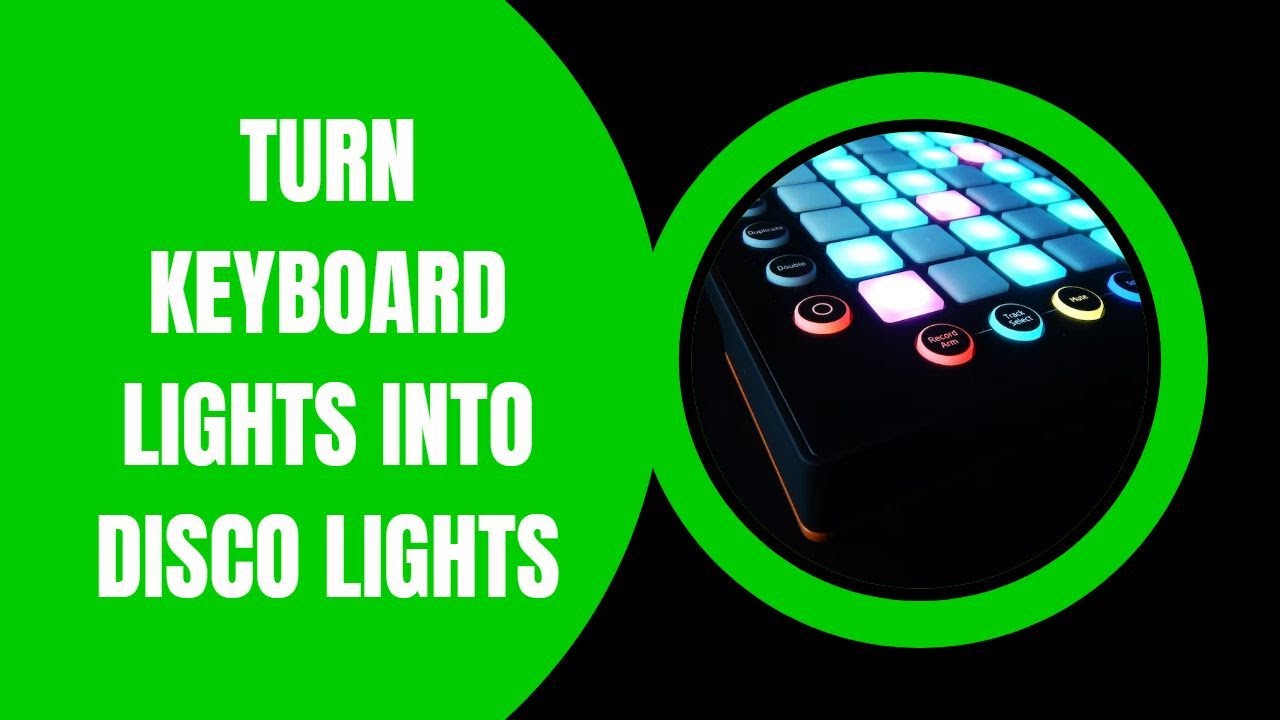 Turn Keyboard Lights into Disco Lights - YouTube