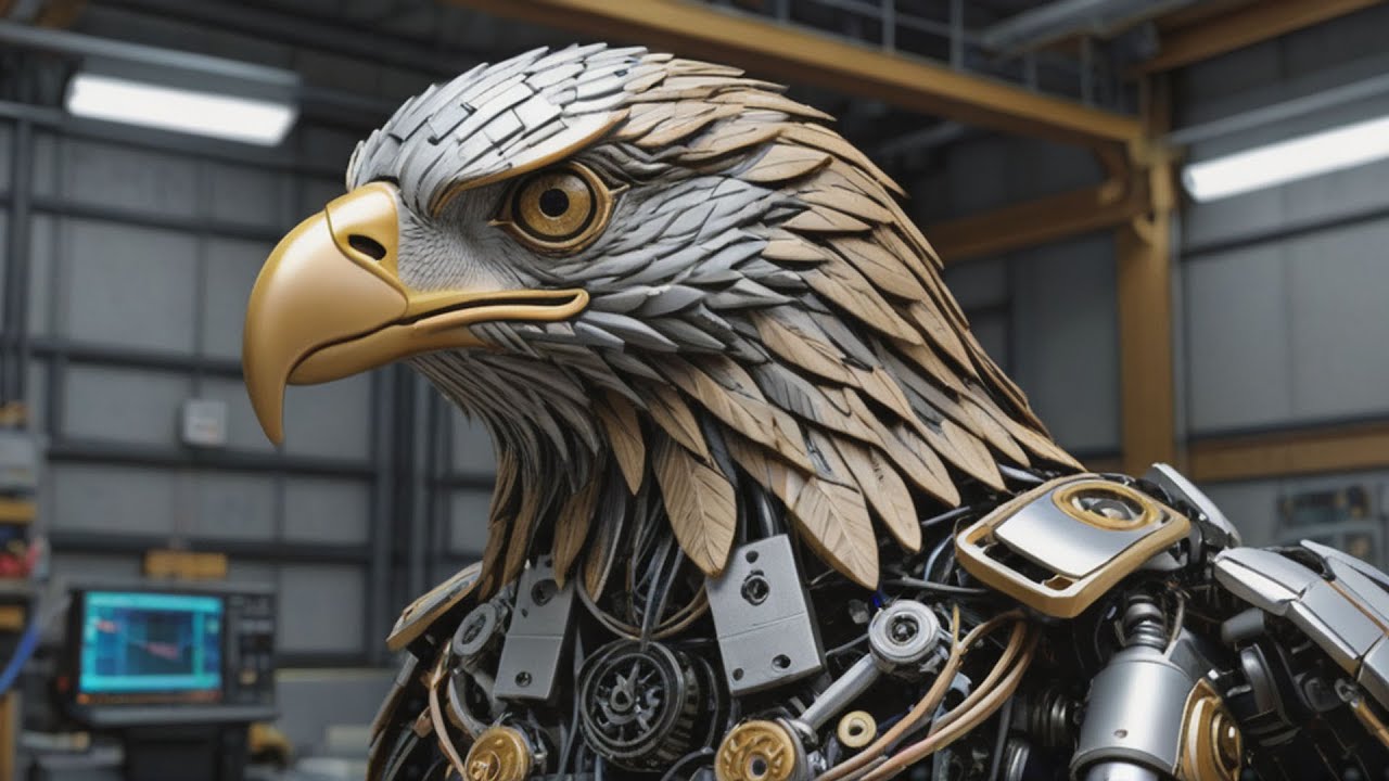 Blender with Stable Diffusion XL - Robot eagle - YouTube