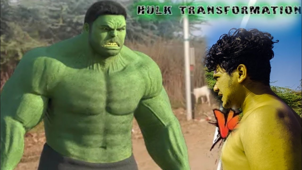 HOLLYWOOD HULK TRANSFORMATION IN REAL LIFE ANGRY HULK #marvel #short # ...