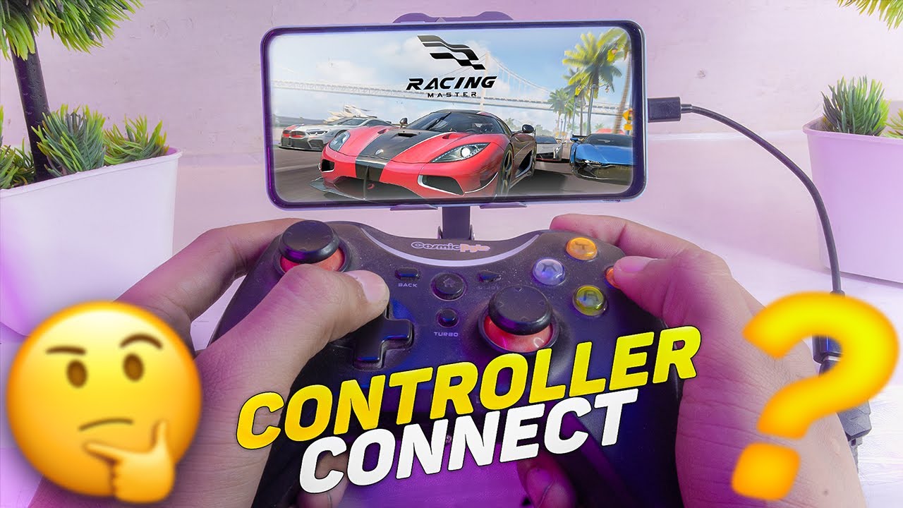 how to connect controller racing master android Game - YouTube