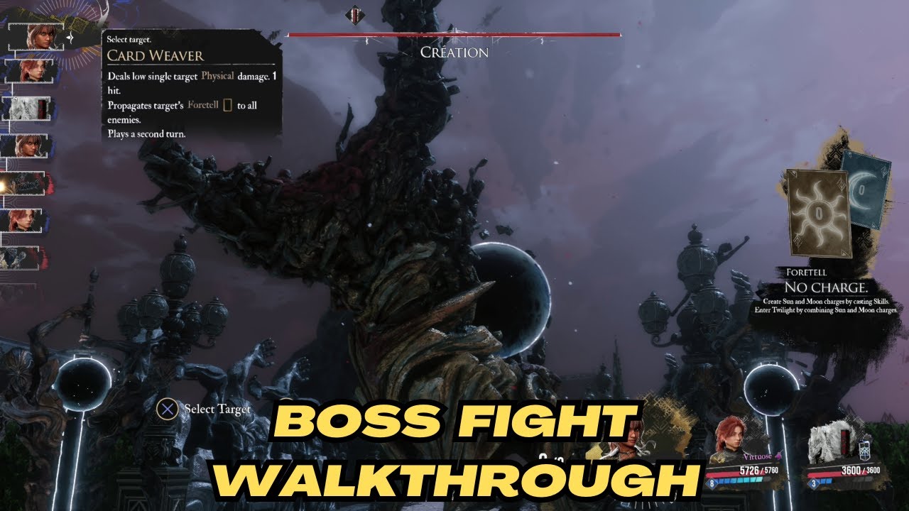 Clair Obscur: Creation Boss Fight Walkthrough (Creation Void Monoco Skill Location) - YouTube