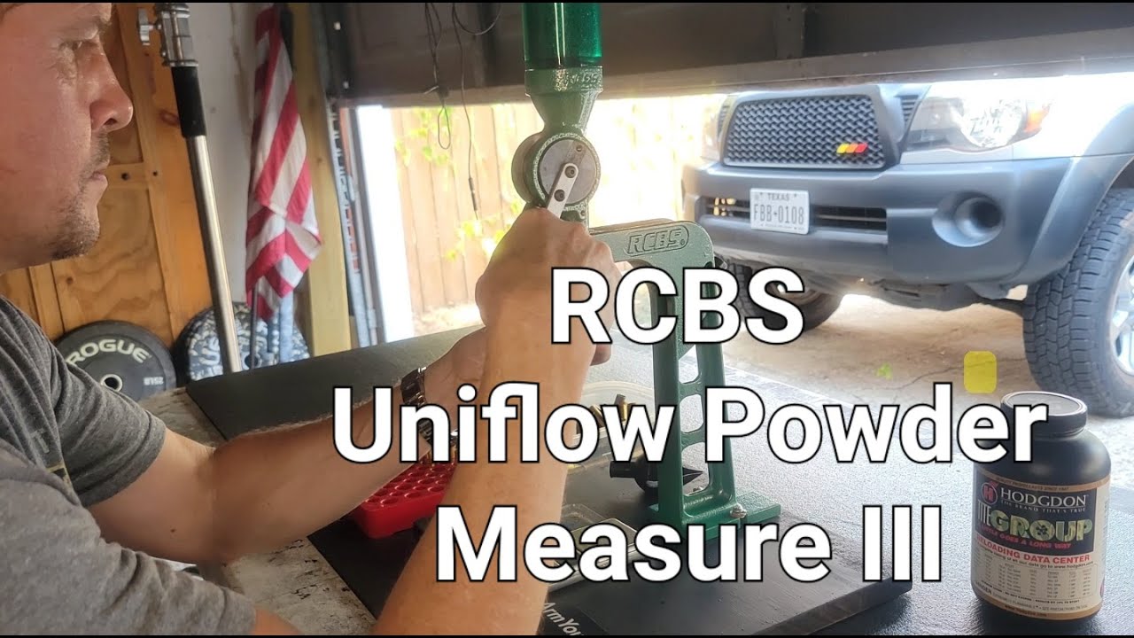RCBS Uniflow Powder Measure III (sort of) - YouTube