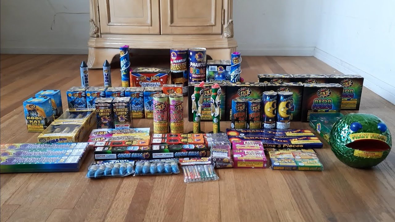 TNT Fireworks & Phantom Fireworks Stash 2021 Review - YouTube
