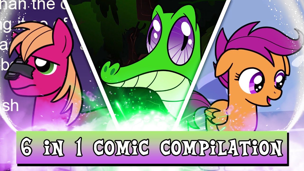 MLP Comic Dub - 6-In-One Comics (artwork-tee Compilation) - YouTube